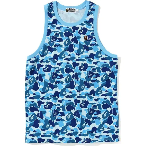 A BATHING APE Abc One Point Tank Top - Blue