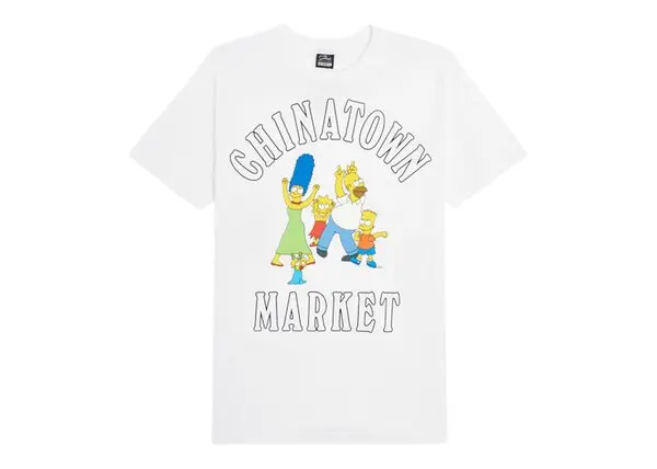 MARKET X The Simpsons Family Og T-shirt - White