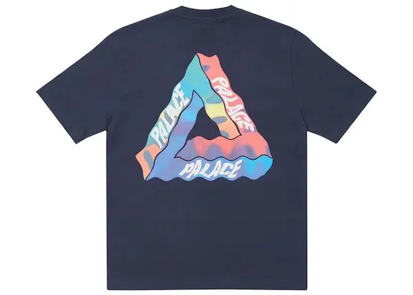 PALACE Trivisions T-shirt - Navy Blue