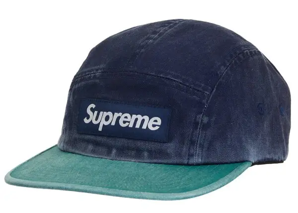Supreme Pigment 2tone Camp Cap - Navy Blue