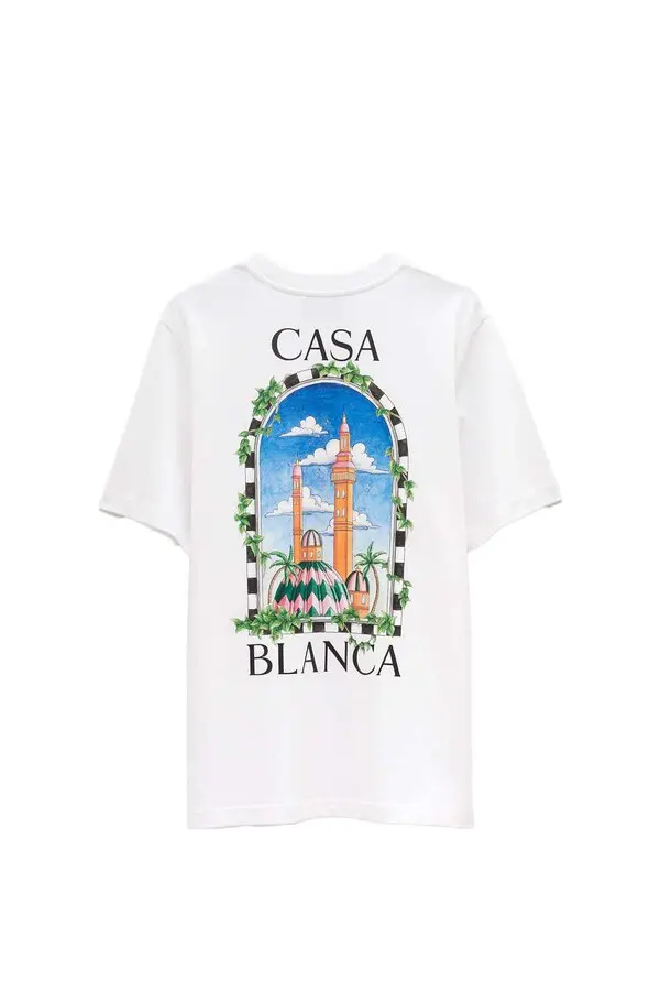 Casablanca Vue De Damas T-shirt - White