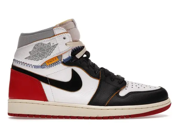 JORDAN 1 Retro High Union Los Angeles Toe Sneakers - White/black/varsity Red