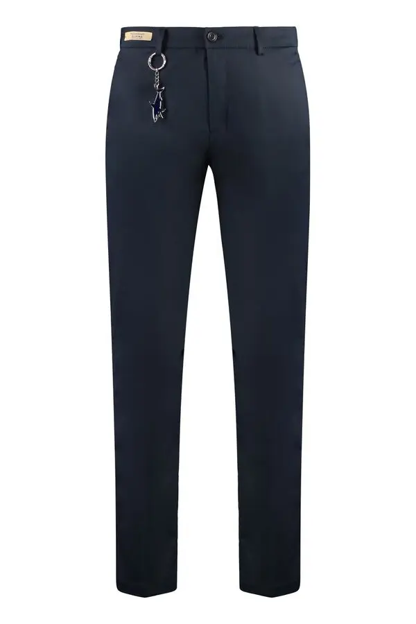 Paul & Shark Stretch Cotton Trousers - Blue