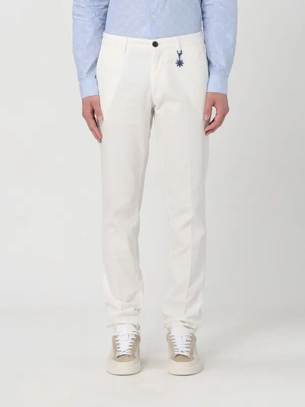 MANUEL RITZ Tailored Trousers - White