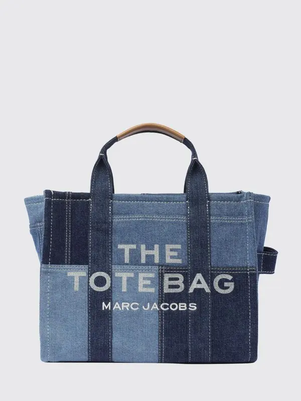 Marc Jacobs Medium Tote Bag In Patchwork - Denim