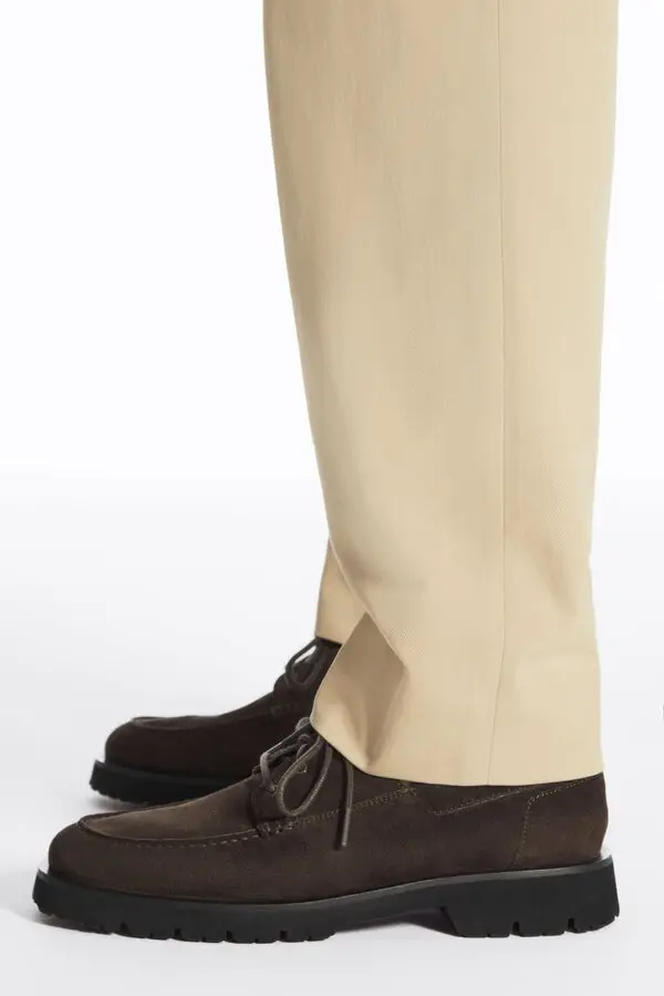 Cos Chunky Boat Shoes In Brown - 60% Off | Editorialist