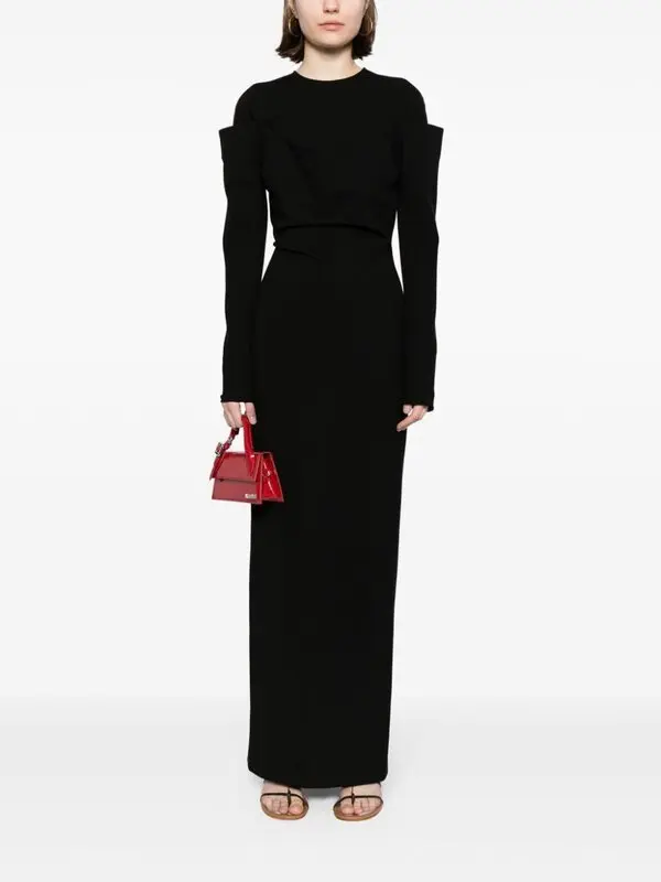 Jacquemus Sabre Cold-shoulder Dress