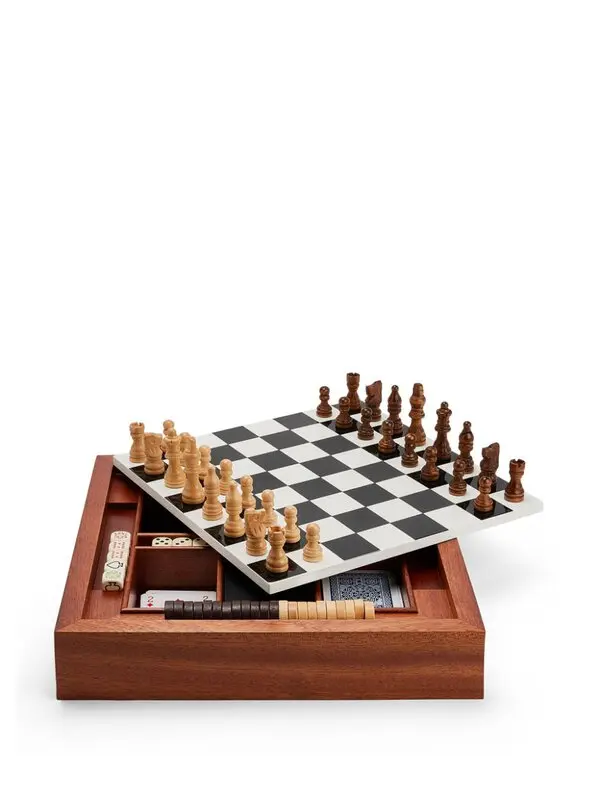 FORNASETTI Cortile Wood Chess Board Box
