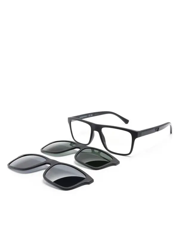 Emporio Armani Interchangeable-frames Glasses - Black