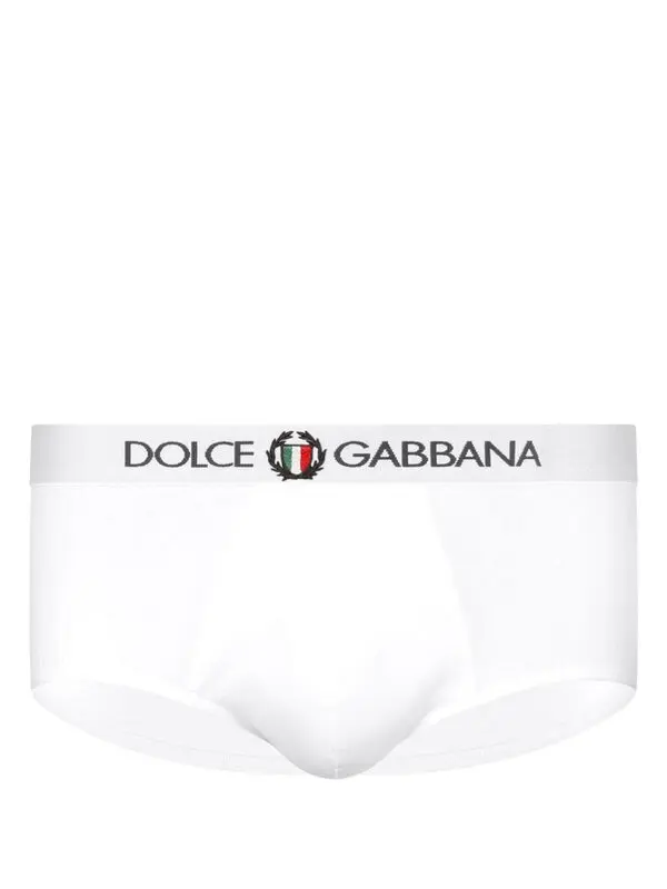 Dolce & Gabbana Brando Logo-waistband Boxers - White