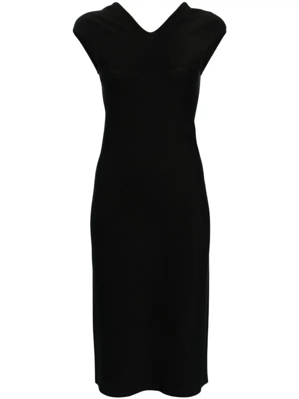 MRZ V-neck Pencil Midi Dress
