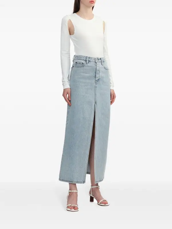Helmut Lang Cut-out Fine-knit Jumper - White