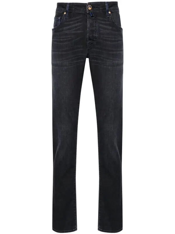 Jacob Cohen Nick Mid-rise Slim-fit Jeans - Blue