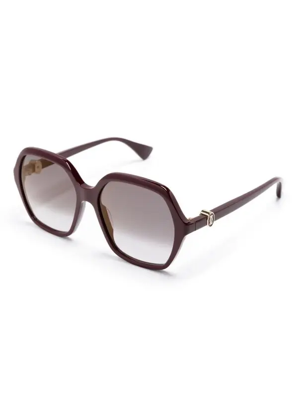 Cartier Geometric-frame Sunglasses