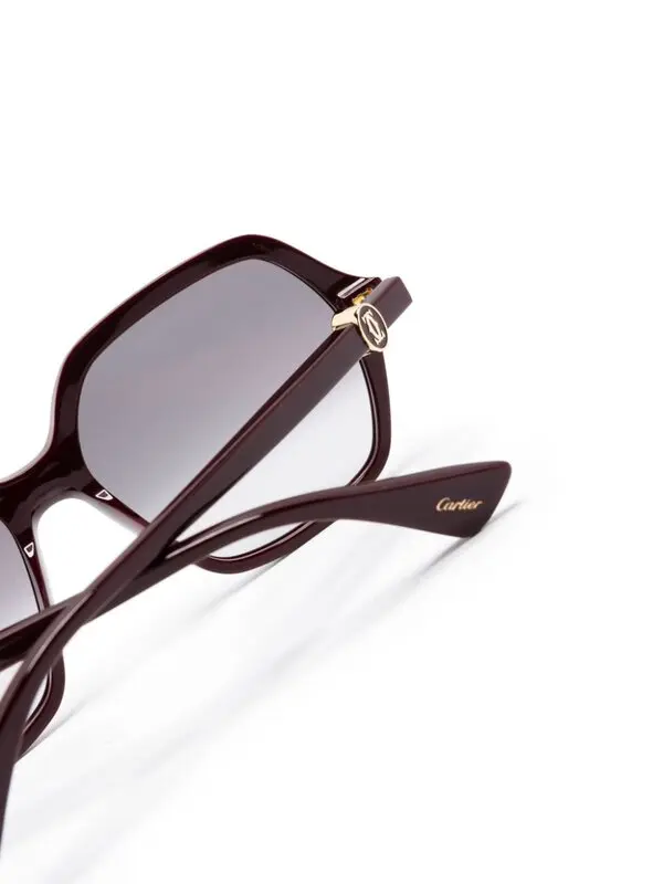 Cartier Geometric-frame Sunglasses