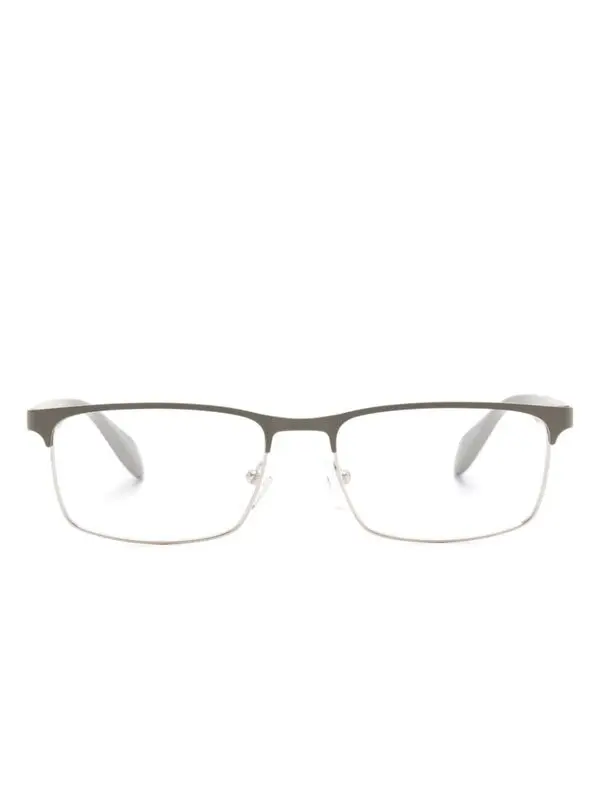 Emporio Armani Rectangle-frame Glasses - Grey