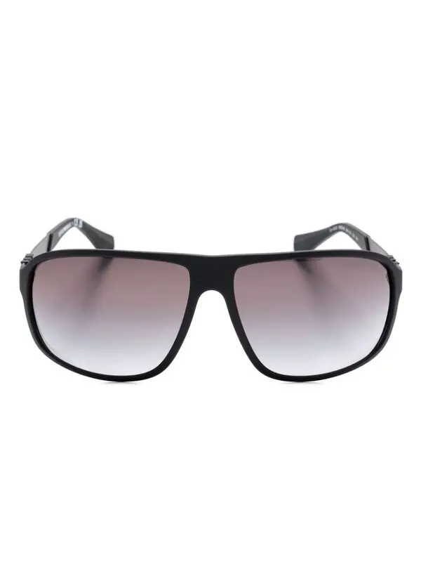 Emporio Armani Pilot-frame Sunglasses - Black