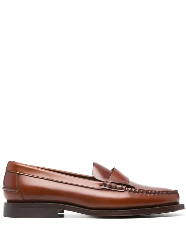 Hereu Sineu Leather Loafers - Brown