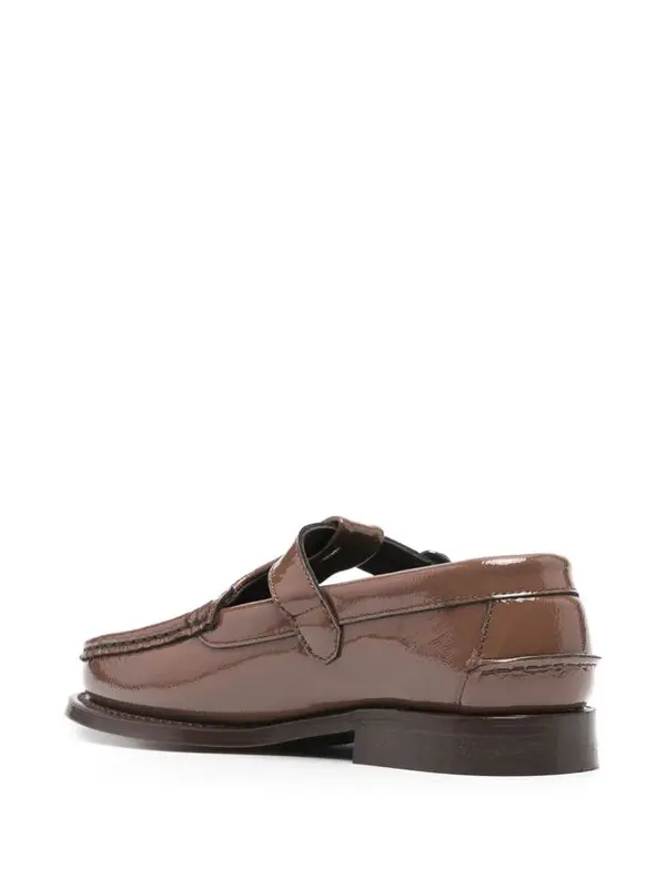 Hereu Alber Patent Loafers - Brown