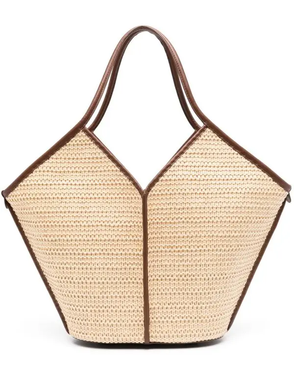 Hereu Calella Raffia Tote Bag - Neutrals