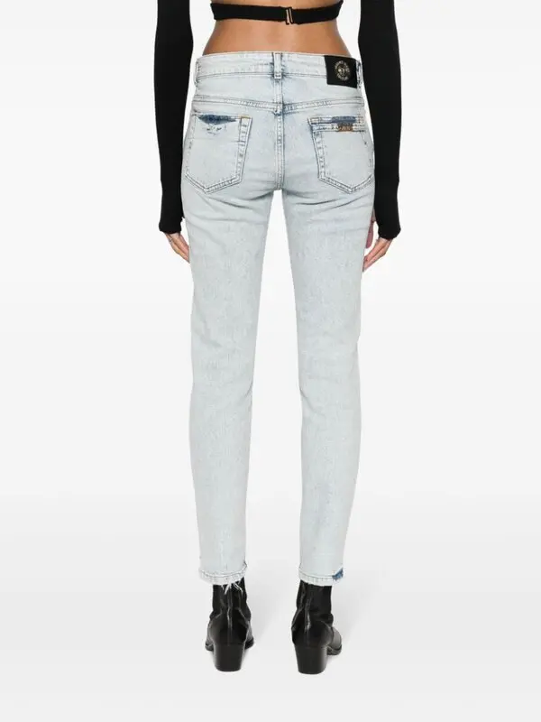 Versace Low-rise Straight-leg Jeans