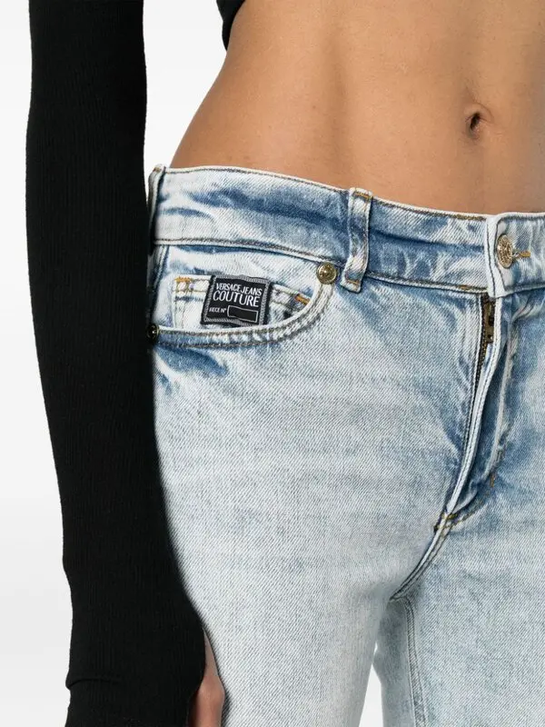 Versace Low-rise Straight-leg Jeans