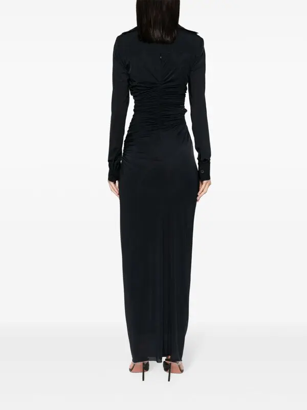 Christopher Esber Venus Plunging Maxi Dress - Black