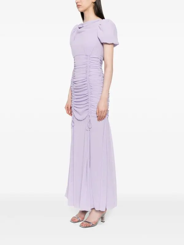 chinese dress ladies Wynn Satin Maxi Dress