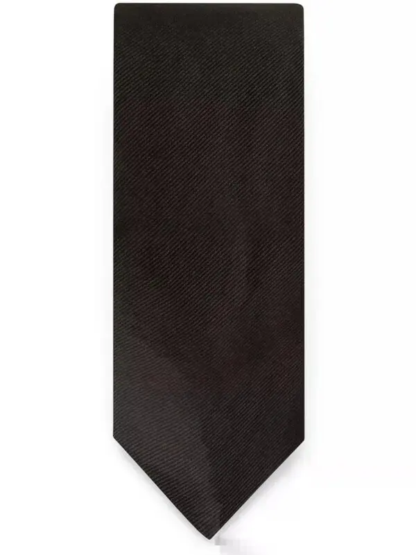 Dolce & Gabbana Silk Martini Tie - Brown