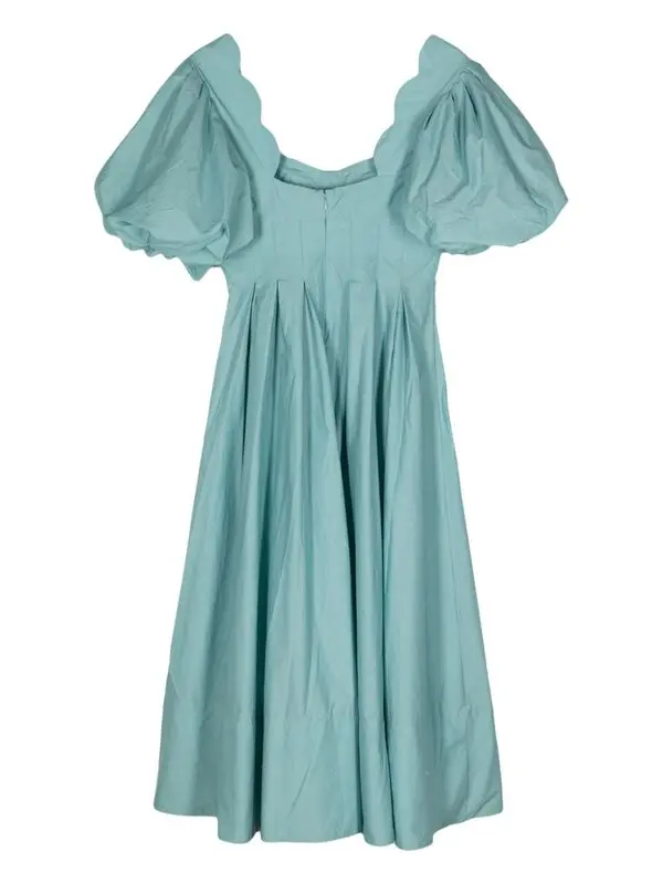 farm rio grey blue cut out midi dress FARM Rio Dark Blue Short Sleeve Midi Dress Dark Blue / L