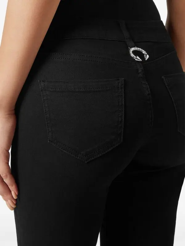 Philipp Plein Mid-rise Skinny Jeans - Black