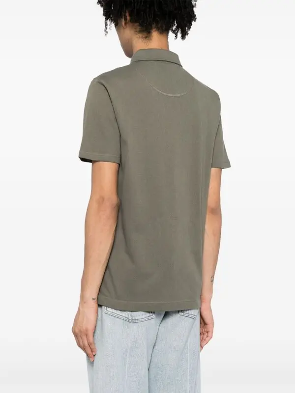 Sunspel Riviera Cotton Polo Shirt - Green
