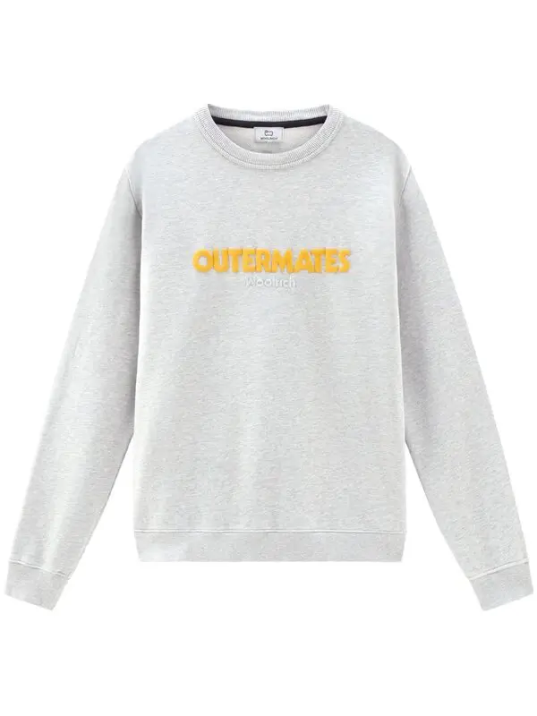 Woolrich Logo-embroidered Cotton Sweatshirt