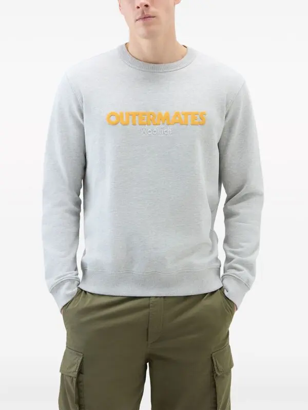 Woolrich Logo-embroidered Cotton Sweatshirt