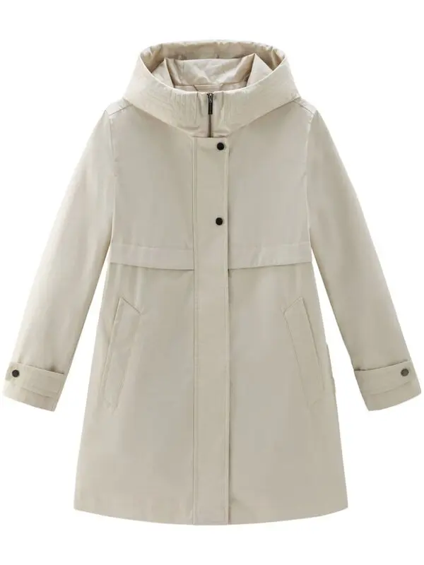 Woolrich Cotton Hooded Parka Coat