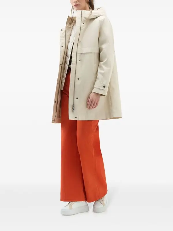 Woolrich Cotton Hooded Parka Coat