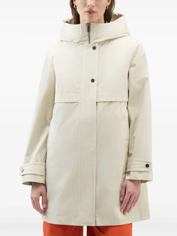 Woolrich Cotton Hooded Parka Coat