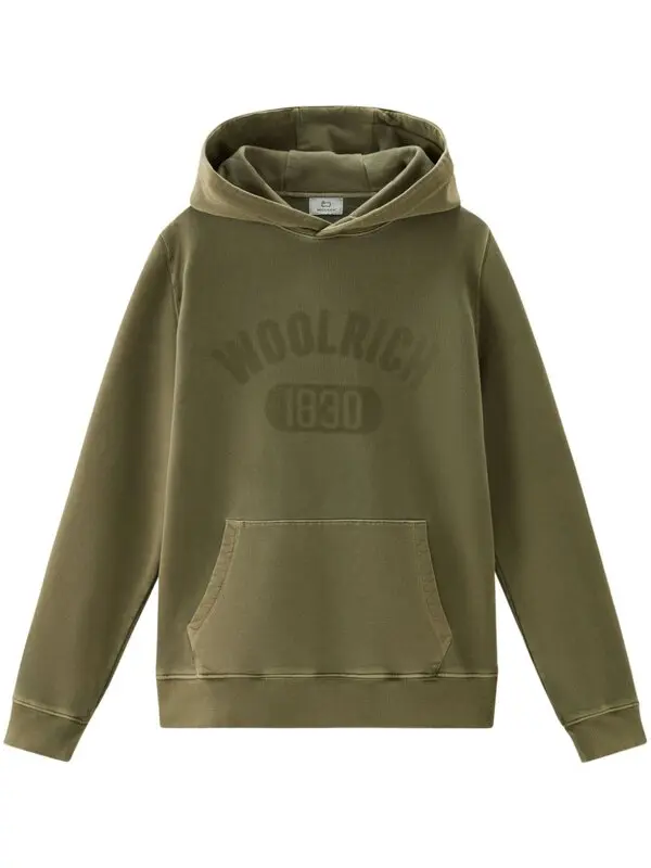 Woolrich Logo-print Cotton Hoodie