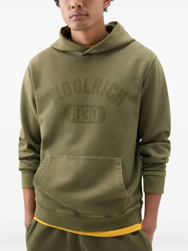 Woolrich Logo-print Cotton Hoodie
