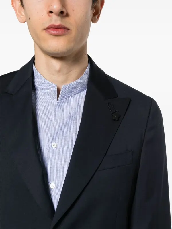 LARDINI Single-breasted Wool Blazer