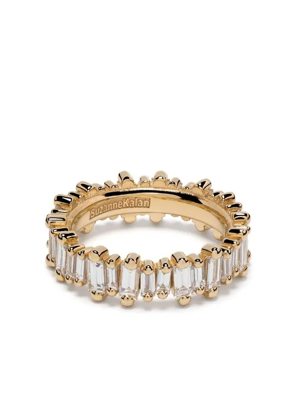 SUZANNE KALAN 18kt Yellow Diamond Eternity Ring - Gold