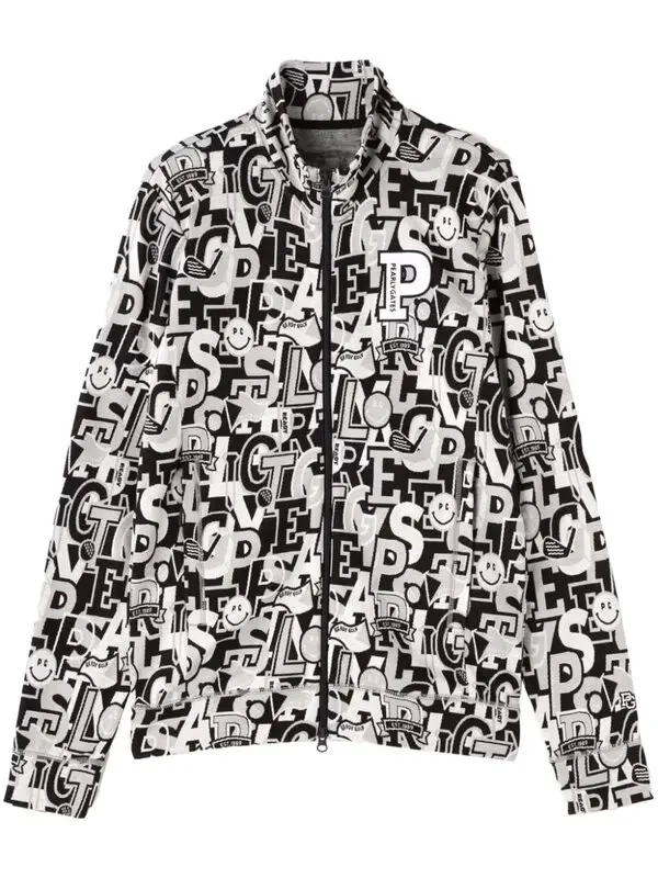 PEARLY GATES Logo-intarsia Track Jacket