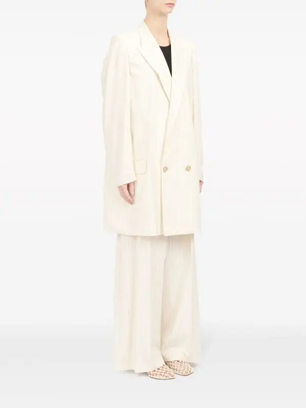 MAISON MARGIELA Pinstripe Double-breasted Blazer