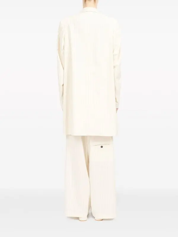 MAISON MARGIELA Pinstripe Double-breasted Blazer