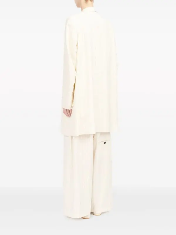 MAISON MARGIELA Pinstripe Double-breasted Blazer