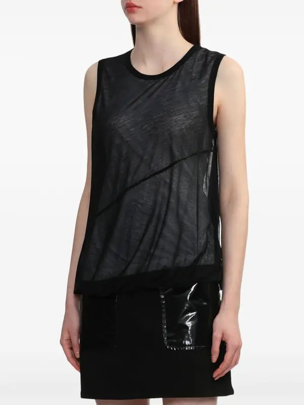 Helmut Lang Layered Tank Top - Black