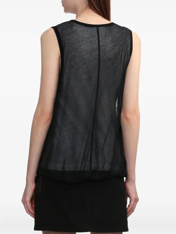 Helmut Lang Layered Tank Top - Black