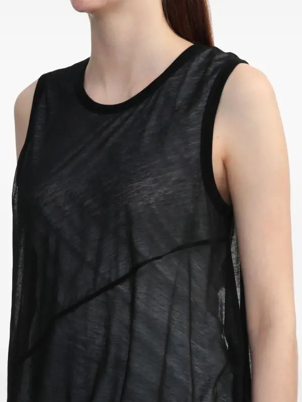 Helmut Lang Layered Tank Top - Black