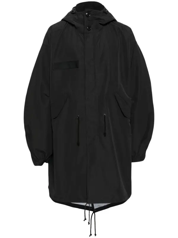 Junya Watanabe Drop-shoulder Hooded Parka Coat