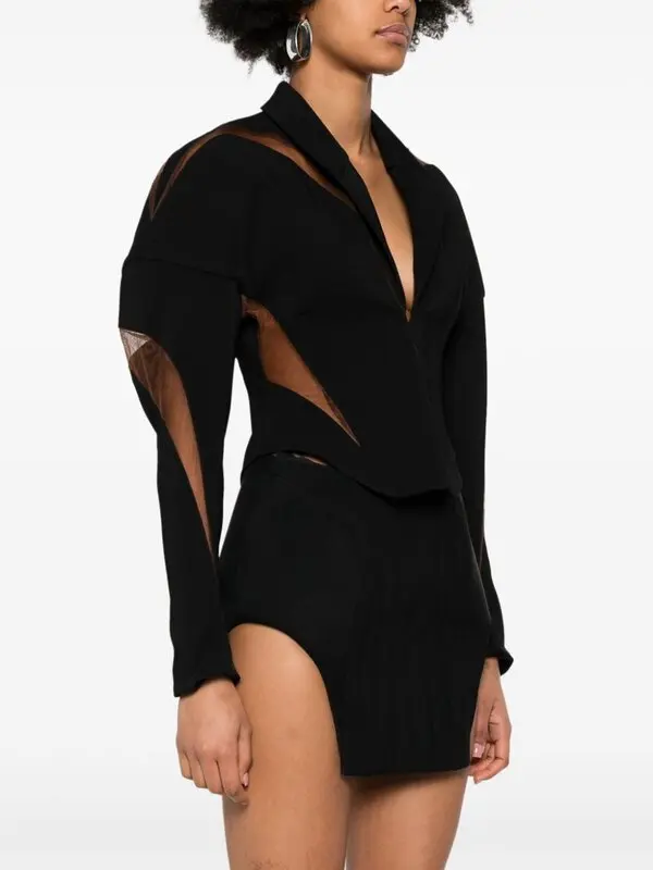MUGLER Spiral Illusion Jacket